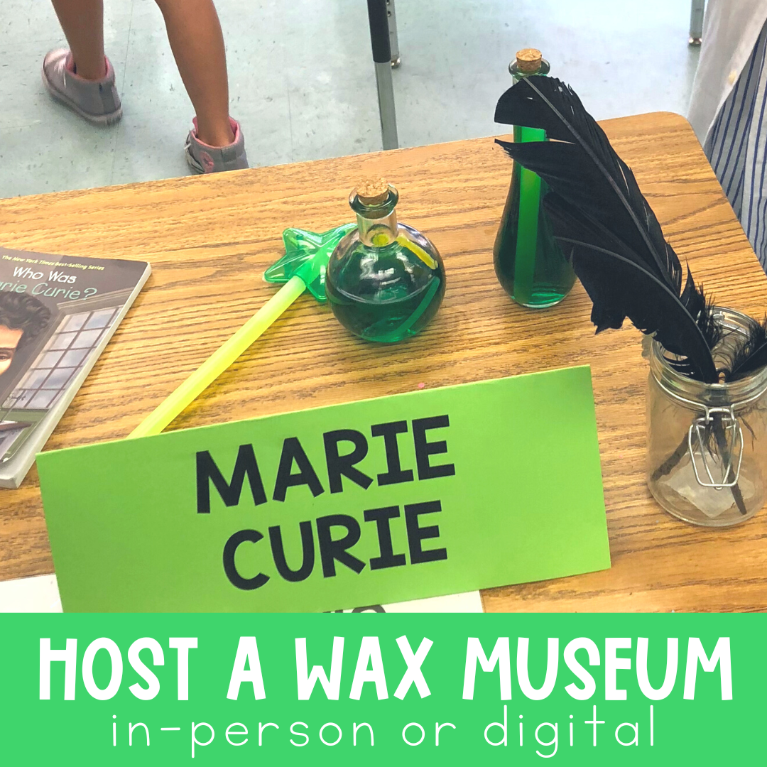 Host a Virtual Wax Museum for Distance Learning - Create Inspire Teach