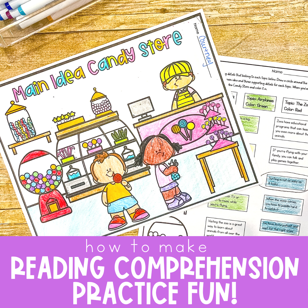 Make Reading Comprehension Practice Fun - Create Inspire Teach