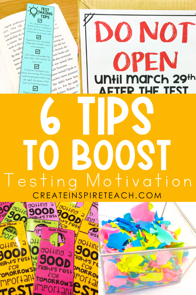 6 Tips to Boost Testing Motivation for Students - Create Inspire Teach