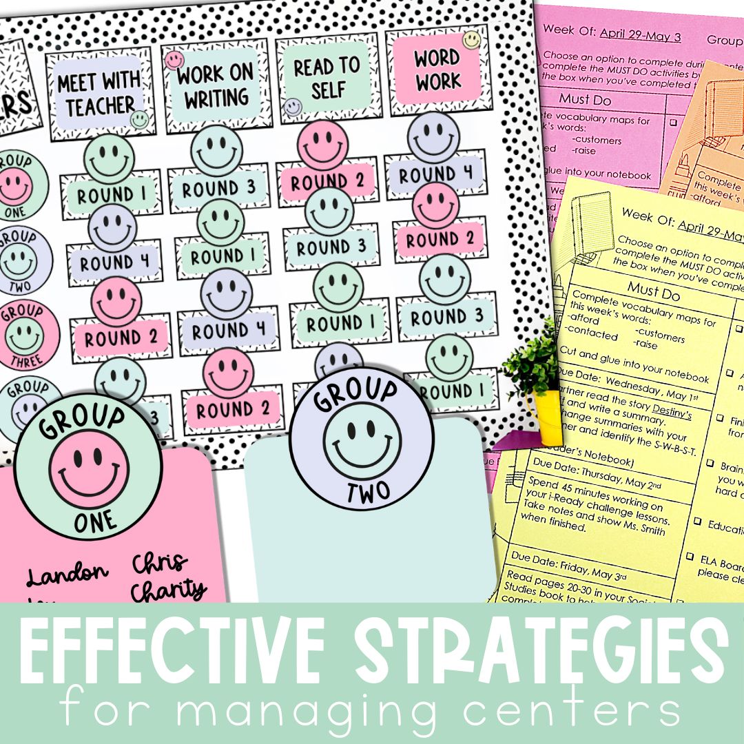 Effective Strategies for Managing Literacy and Math Centers in ...